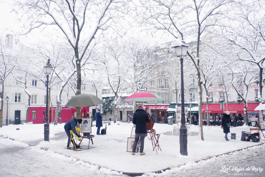En busca de la nieve en París - Los Viajes de Mary - Blog de Viajes