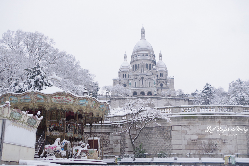 En busca de la nieve en París - Los Viajes de Mary - Blog de Viajes