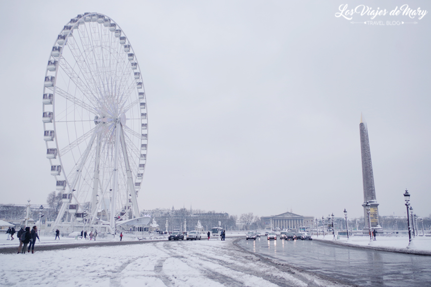 En busca de la nieve en París - Los Viajes de Mary - Blog de Viajes